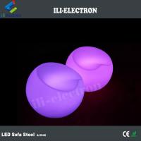 China plastic LED bar chair glow stool for sale