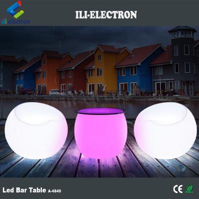China Verlichte barkrukken creatief plastic materiaal 16 kleuren wisselend Te koop