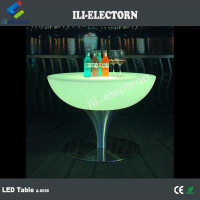 Cina Attractive RGB remote control outdoor led metal support coffee table in vendita