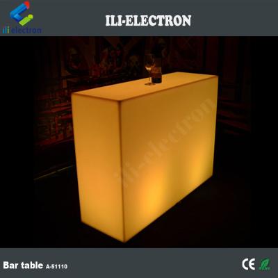 Cina portable plastic Illuminated led Rectangle bar furniture in vendita