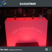China stylish lighting small portable bar table for outdoor using for sale