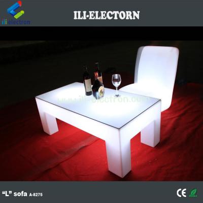 Cina RGB remote control square led glowing table for nightclub /party patio/ KTV/ lobby in vendita