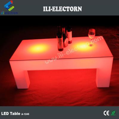 Cina RGB remote control square led glowing table for nightclub /party patio/ KTV/ lobby in vendita