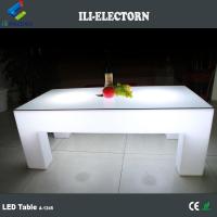 China 16 colors changing remote control led glowing table for sale