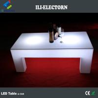 China 16 colors changing remote control led glowing table for sale