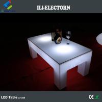 China 16 colors changing remote control led glowing table for sale