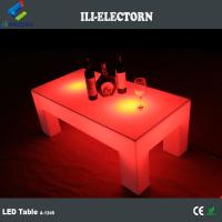 China 16 colors changing remote control led glowing table for sale