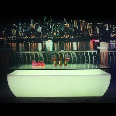 Китай Color Changing Rechargeable plastic LED light up bar table продается