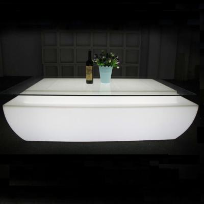 中国 Color Changing Rechargeable plastic LED light up bar table 販売のため