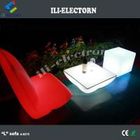 China portable Outdoor patio square mini lighting table for sale