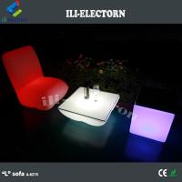China portable Outdoor patio square mini lighting table for sale
