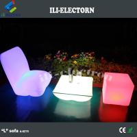 China portable Outdoor patio square mini lighting table for sale
