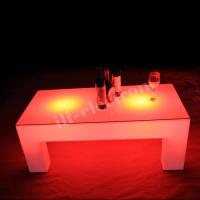 China garden illuminated led table for sale