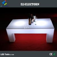 China garden illuminated led table for sale