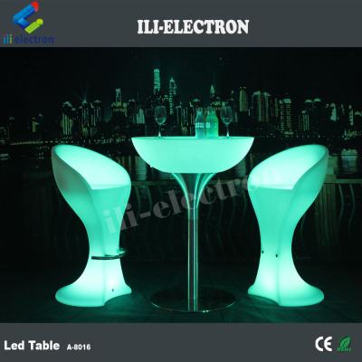 Cina Glowing nightclub furniture illuminated led bar table in vendita