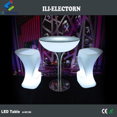 Cina Factory Cheap Price Bar Furniture LED Illuminated Bar Table in vendita