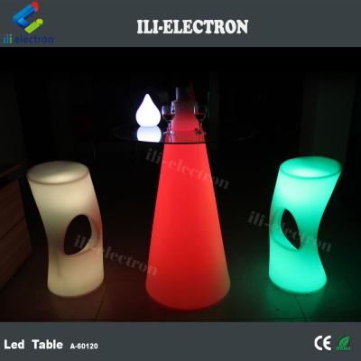 Cina RGB Color Change LED Bar Table, Modern Glowing cocktail table in vendita