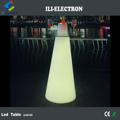 Cina RGB Color Change LED Bar Table, Modern Glowing cocktail table in vendita
