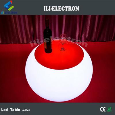 Cina Moderno tavolo da cocktail commerciale illuminato a LED con batteria al litio ricaricabile in vendita