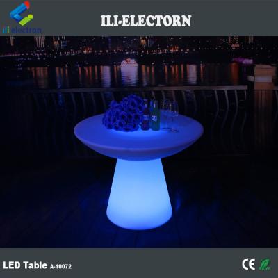Cina Modern remote control PE plastic led luminous table in vendita