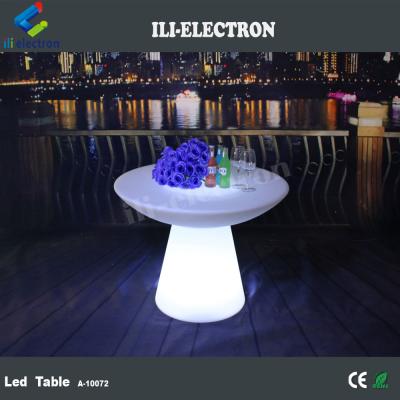 Cina Modern remote control PE plastic led luminous table in vendita