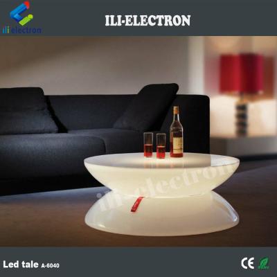 Cina PE plastic RGB remote control led table and chair in vendita