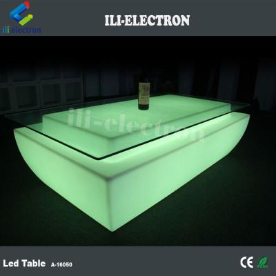 Cina Stylish remote control LED illumination glowing bar table/ bar cassette in vendita