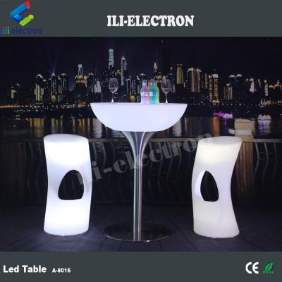 Cina High led Cocktail Table Metal Table with Chair for event in vendita