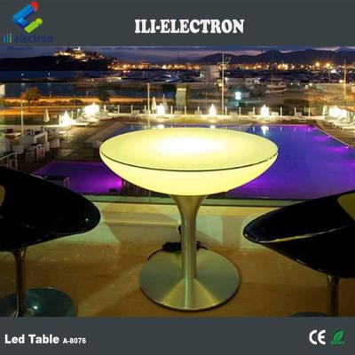 Cina High led Cocktail Table Metal Table with Chair for event in vendita