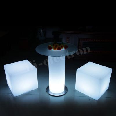 Cina led glass bar table party cocktail table in vendita