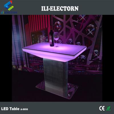 Cina Bar furniture rechargeable led lighted bar tables in vendita