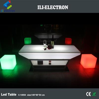 Cina 16 colors changing remote control cheap bar table in vendita