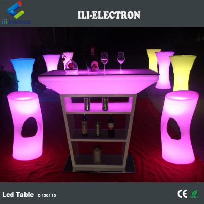 Cina 16 colors changing remote control cheap bar table in vendita
