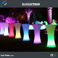 China commercial used plastic led pub tables for sale