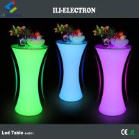 China commercial used plastic led pub tables for sale