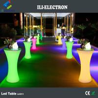 China commercial used plastic led pub tables for sale
