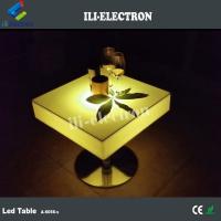 China commercial used PE plastic LED glowing table for sale