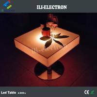 China commercial used PE plastic LED glowing table for sale