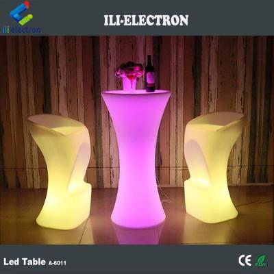 Cina Wholesale Modern LED Light Furniture Party Highboy Cocktail Table in vendita