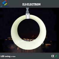 China outdoor plastic led swing for sale