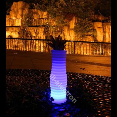 Cina Controllo remoto LED Vaso da fiori, Vaso decorativo illuminato per la casa in vendita