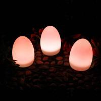 China 240v Egg Shaped Table Lamp With Remote Control Rechargeable for sale