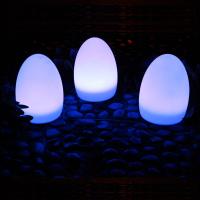 China 240v Egg Shaped Table Lamp With Remote Control Rechargeable for sale
