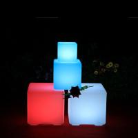 China Plastic LED Cube Light With Remote Control And Adjustable Brightness for sale