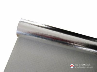 China XM Reflective Aluminum Coated Fiberglass Blanket for sale