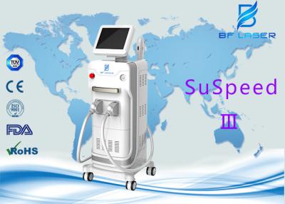 China SSR SHR Technology Hair Removal Machine , Acne Treatment Machine With 2 Handles for sale