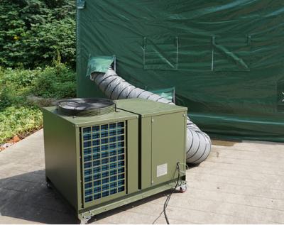 Cina dispositivo di raffreddamento portatile della tenda 24000BTU per il raffreddamento della gamma temporanea 20C° ~ risparmio energetico 55C° in vendita