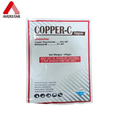 China Copper Oxychloride 40% WP + Metalaxyl-M 5% WP  for Cucumber, Tomato, Potato, Grape and Citrus for sale