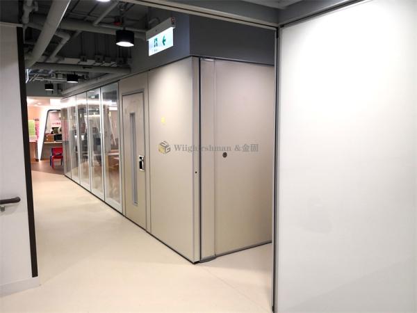 Quality Wood Movable Folding Partition Sliding Acoustic Room Divider Soundproof for sale