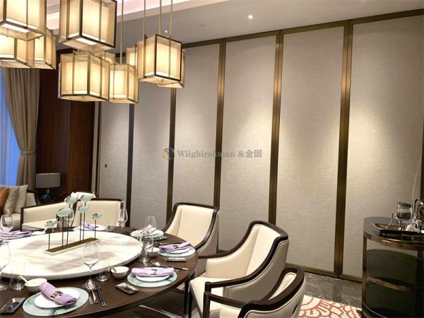 Quality 80mm Thickness Sliding Partition Wall Luxury For Conference Rooms for sale